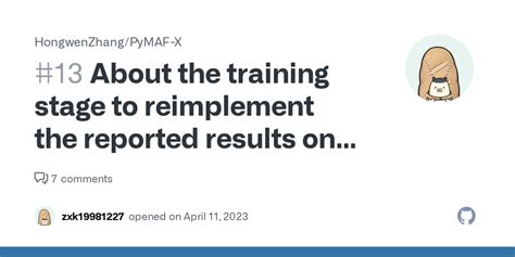 About The Training Stage To Reimplement The Reported Results On 3dpw Dataset · Issue 13