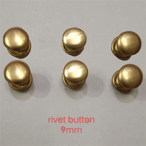 9mm Brass Rivet Button At ₹ 3piece रिवेट बटन In New Delhi Id