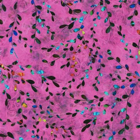 Venice Stained Glass Pussy Willow Pink Christiane Marques Robert