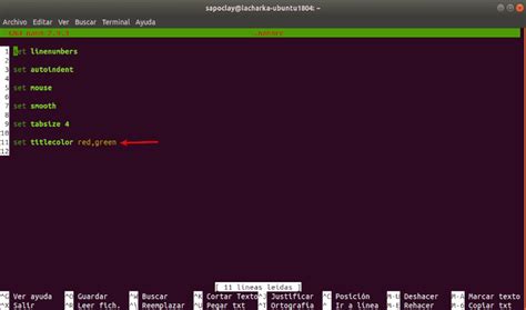 Nanorc Configura Diferentes Aspectos Del Editor De Texto Nano Linux