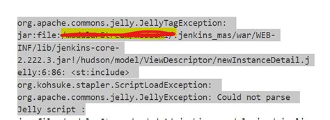 Jelly Script In New Versions Of Jenkins Using Jenkins Jenkins