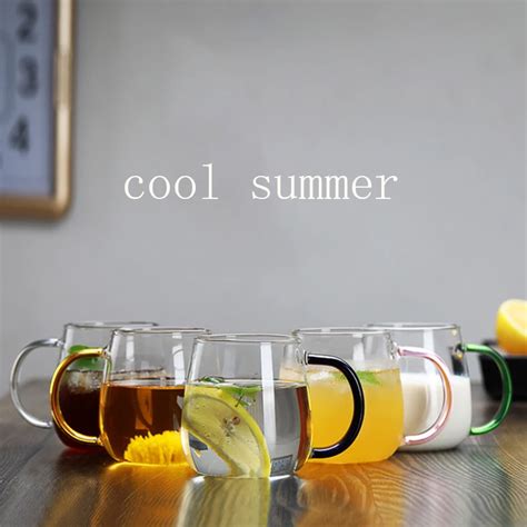 350ml 유리 물 컵 간단한 홈 오피스 유리 컵 귀여운 식수 버섯 컵 커피 컵 Aliexpress