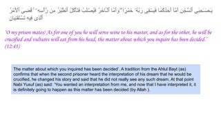 Lessons Learnt From Sura Yusuf 34 41 Pdf