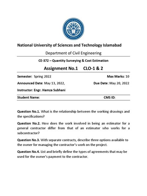 Assignment No 01 1 Pdf