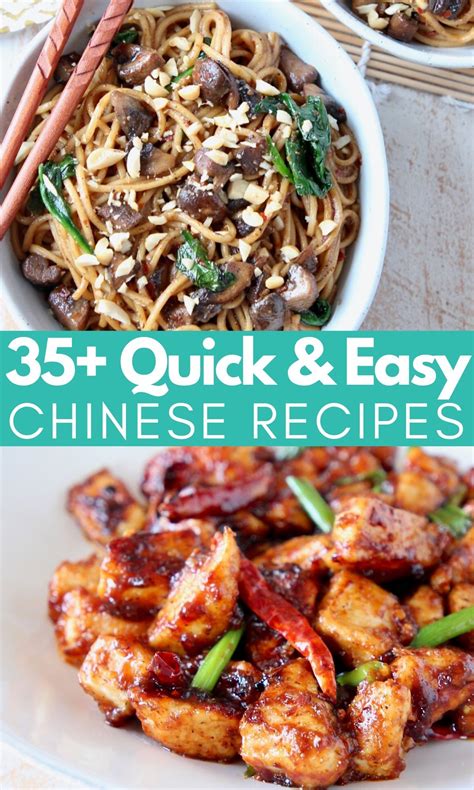 35 Quick And Easy Chinese Recipes Easy Chinese Recipes Popular