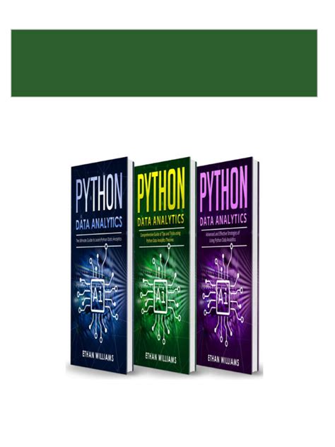 download complete python data analytics 3 books in 1 the ultimate guide