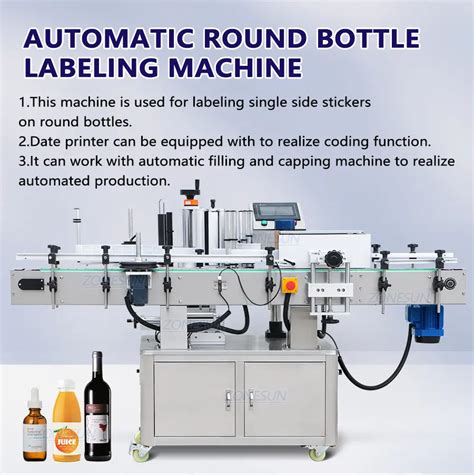 Automatic Label Applicator Machine For Bottles