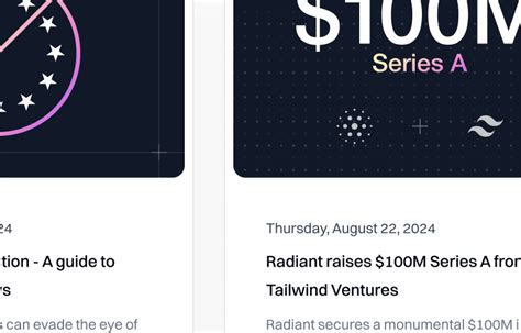 Radiant Tailwind Css Saas Marketing Template