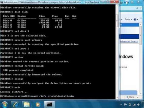 Install Windows On A Virtual Hard Drive VHD YouTube
