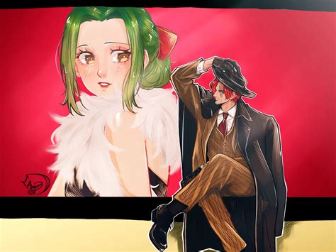 Shanks And Makino One Piece And 1 More Drawn By Anyumii136 Danbooru