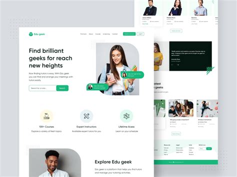 geek landing page design by dotpixel agency ~ epicpxls