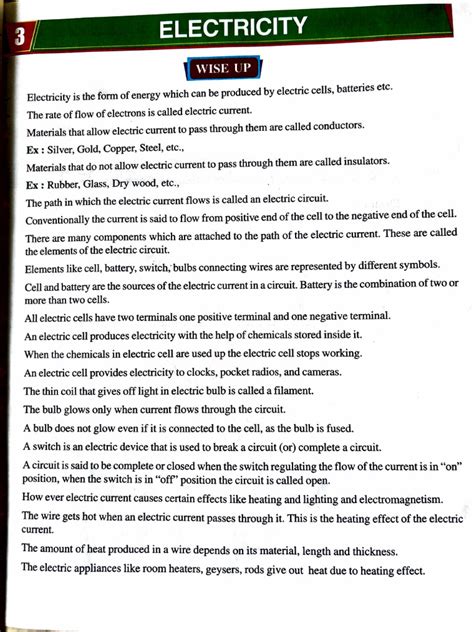 Electricity Notes Pdf