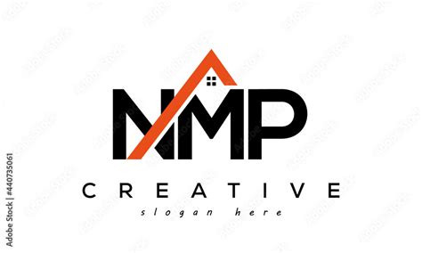 Initial Nmp Letters Real Estate Construction Logo Vector Stock Vector