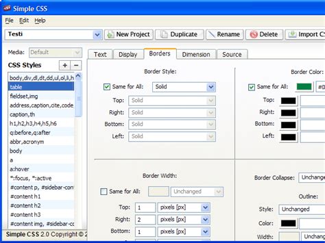 Simple Css Tyylit Css Ilmaisohjelmatfi