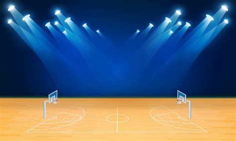밝은 경기장 조명 디자인 농구 경기장 필드입니다 벡터 조명 농구 팀 스포츠에 대한 스톡 벡터 아트 및 기타 이미지 농구 팀
