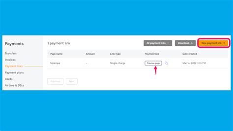 create a donation page using flutterwave payment links dignited