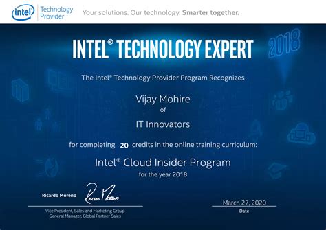 Expert Intel Cloud Insider Program Ppt