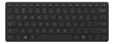 Teclado Bluetooth Microsoft Color Negro