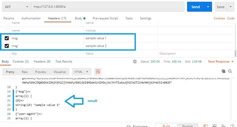 Php How Get Access To Two Request Header Parameters With Same Name In Laravel Stack Overflow