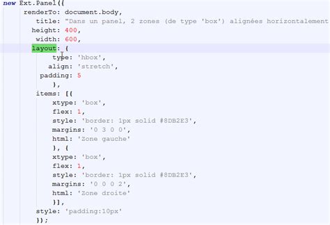 Tutoriel ExtJS N Layouts Objis Com