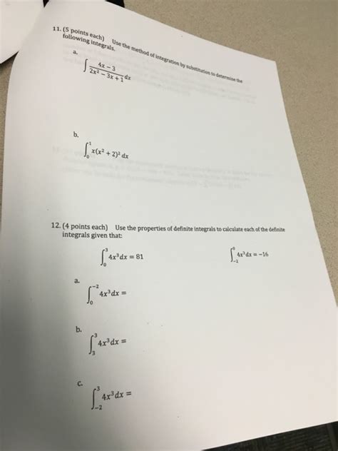 solved use the method of integration by substitution to