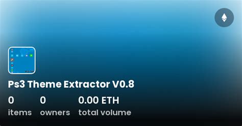 Ps3 Theme Extractor V0 8 Collection Opensea