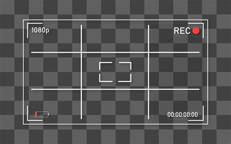 Premium Vector Vcr Digital Display Camera Set