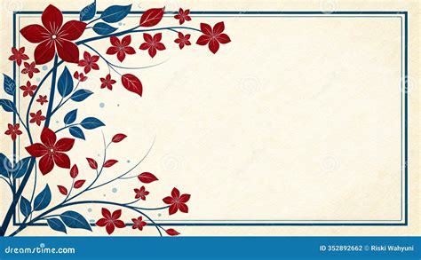 Minimalist Border Design With Paper Texture And Bold Elegance Palette Stock Photo Image Of