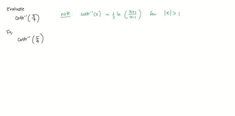 Solvedwhen Hyperbolic Function Keys Are Not Available On A Calculator