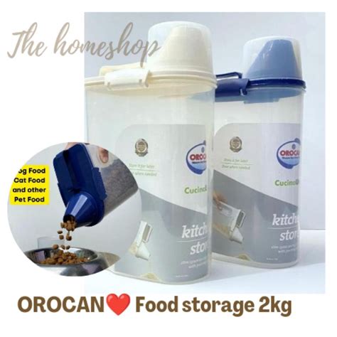 Orocan Food Storage Food Container Cereal Container 2kg Shopee Malaysia