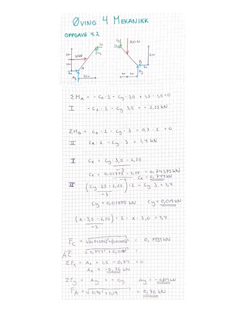 Mekanikk Øving BYPE Studocu