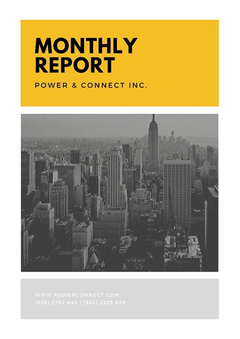 Customize Monthly Reports Templates Online Canva