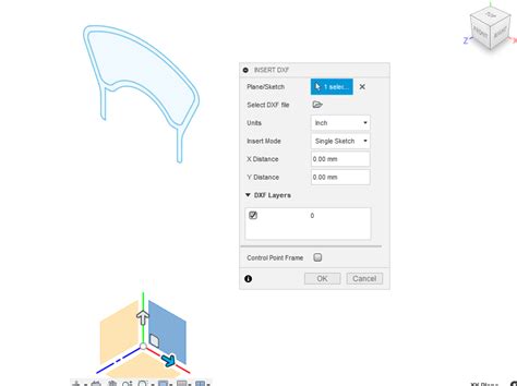 Solved Trouble Inserting A Dxf File Into Fusion 360 Online Autodesk