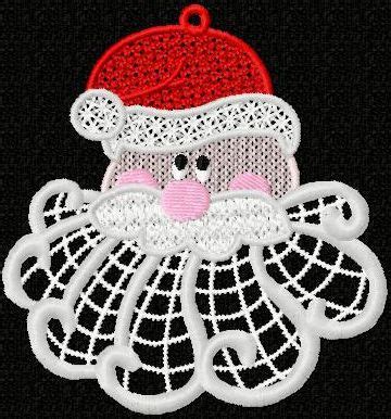 CSS FSL Santa Ornaments C Some Stitches CSS FSL Santa Ornaments C Some Stitches