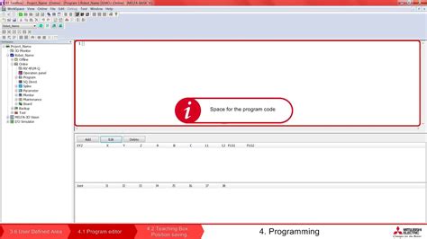 robot melfa programming lesson 10 program editor youtube