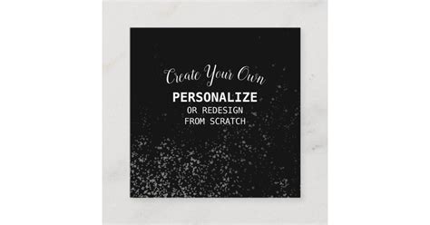 Personaliseredesign Create Your Own Square Business Card Zazzle