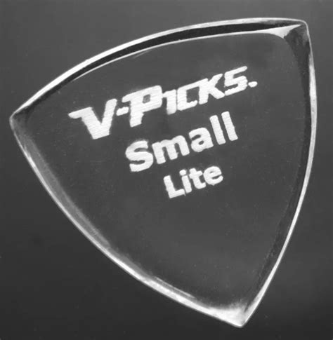 V Picks Small Pointed Small Lite Clear