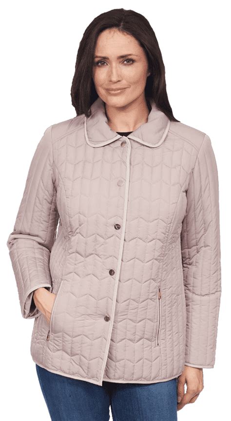 Plus Size Light Quilted Jacket Db774
