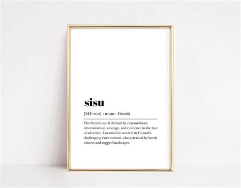 sisu definition printable finnish word prints funny definition