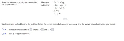 Solved Maximize Solve The Linear Programming Problem Using Chegg