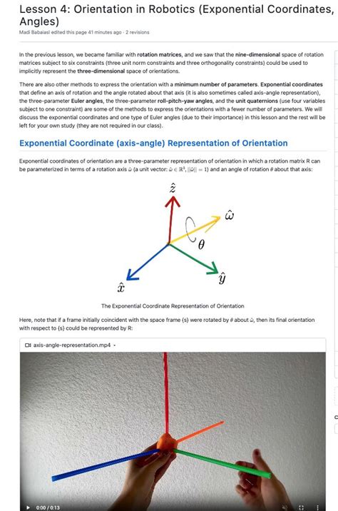 Madi Babaiasl On Linkedin Modernrobotics Robotics Orientations