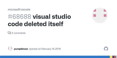 Visual Studio Code Deleted Itself Issue Microsoft Vscode GitHub