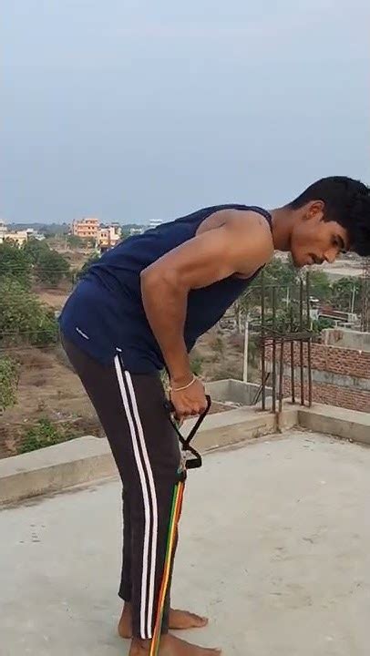 Tricep Workout With Resistance Tube Ytshorts Shortvideo Gymshorts Workoutmotivation