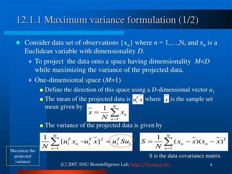 Ppt Ch 12 Continuous Latent Variables Pattern Recognition And Machine Learning C M Bishop