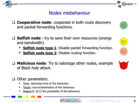 Ppt A Simulation Analysis Of Routing Misbehaviour In Mobile Ad Hoc