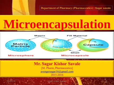 Pdf Microencapsulation