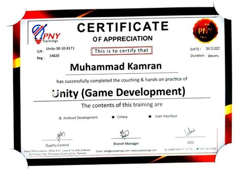 Muhammad Kamran Virk On Linkedin Unity3d Gamedevelopment Continuouslearning Pnytrainings