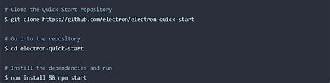 Command For Installing Electronjs Download Scientific Diagram