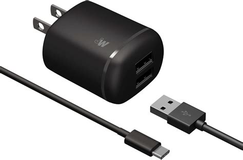 Just Wireless USB Type C AC Power Adapter Black 13106 - Best Buy