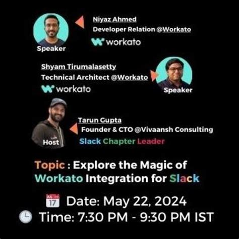 slack community gurugram explore the magic of workato integration